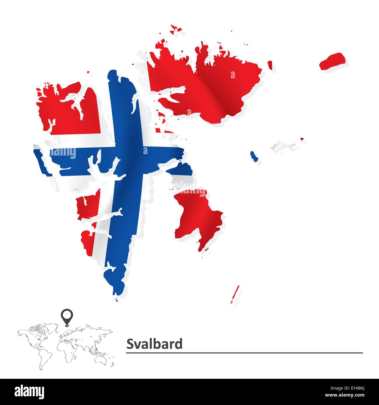 Svalbard map hi-res stock photography and images - Alamy