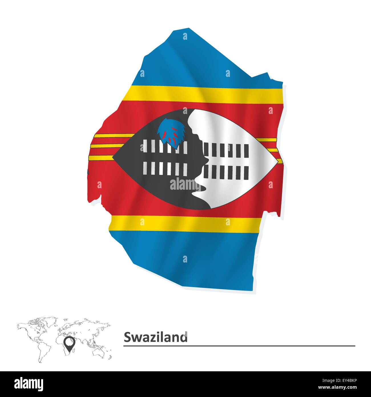 Map swaziland vector vectors hi-res stock photography and images - Alamy