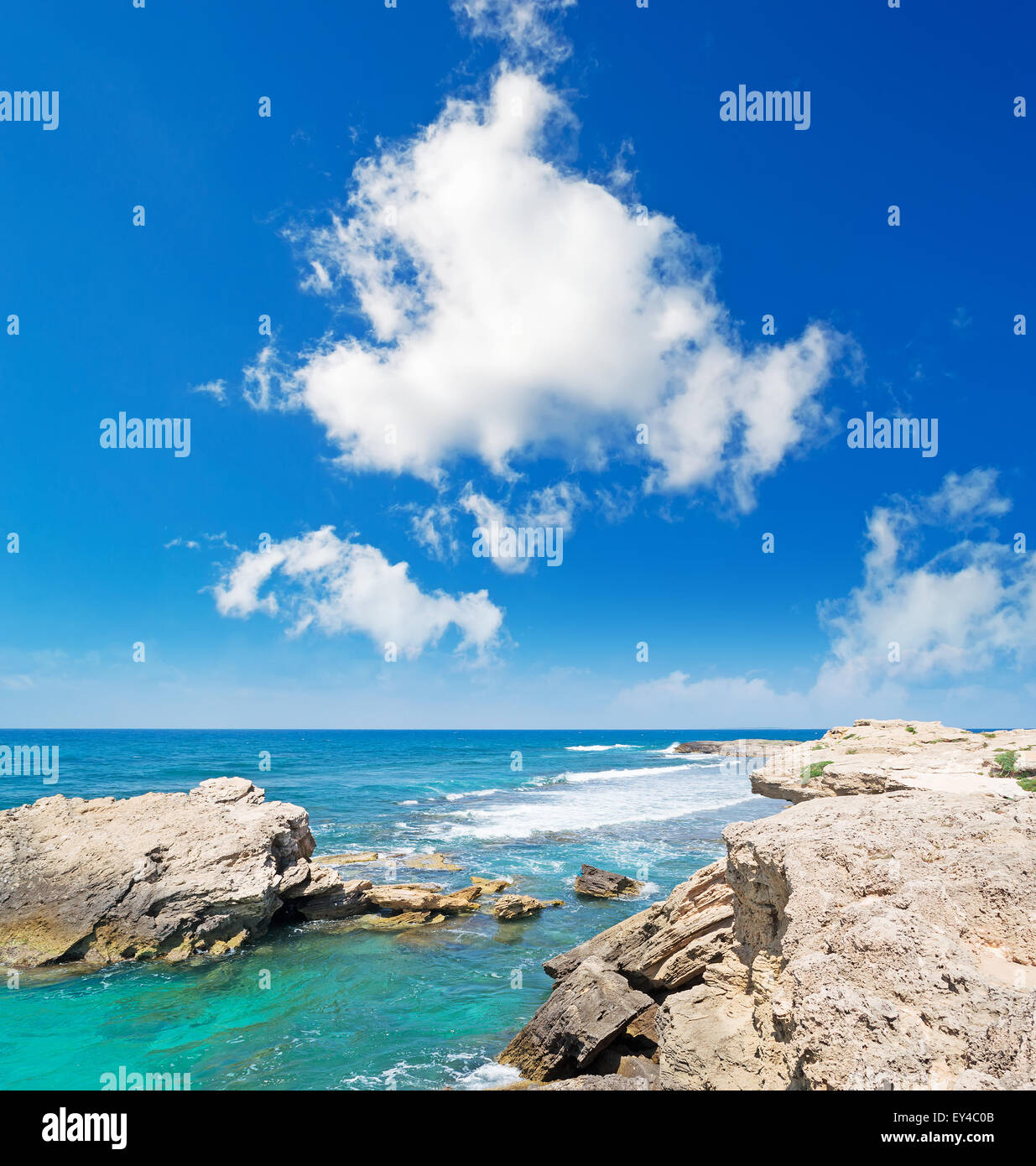 colorful shore in Sardinia, Italy Stock Photo - Alamy