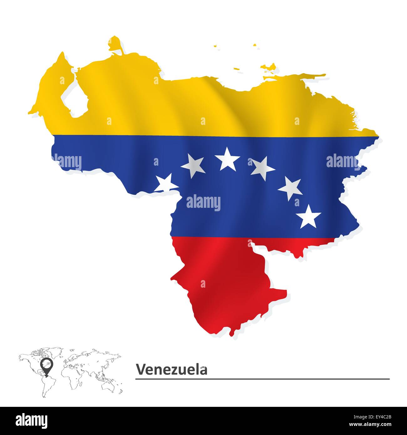 Map of venezuela Stock Vector Images - Alamy