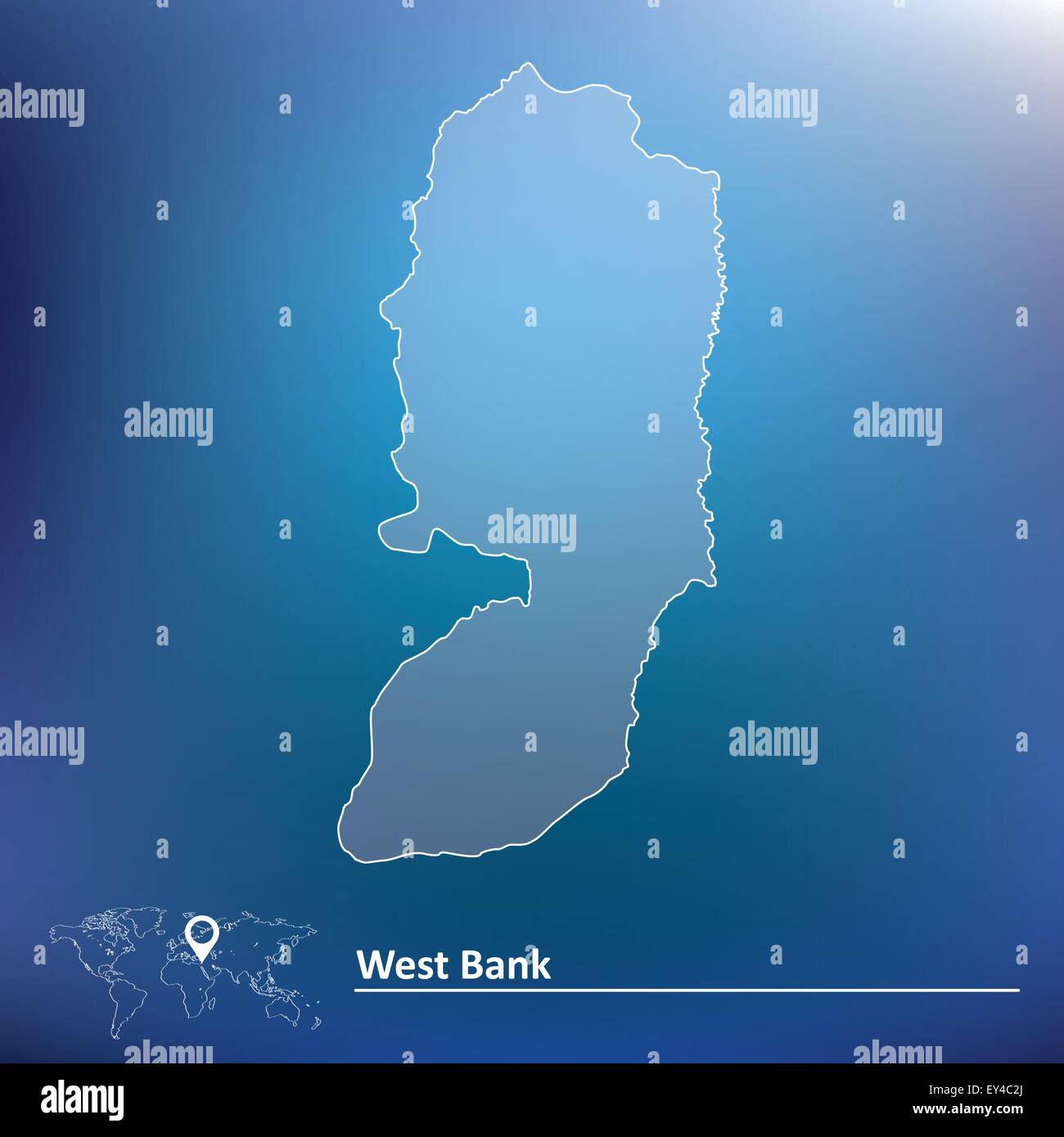 West bank Stock Vector Images - Alamy
