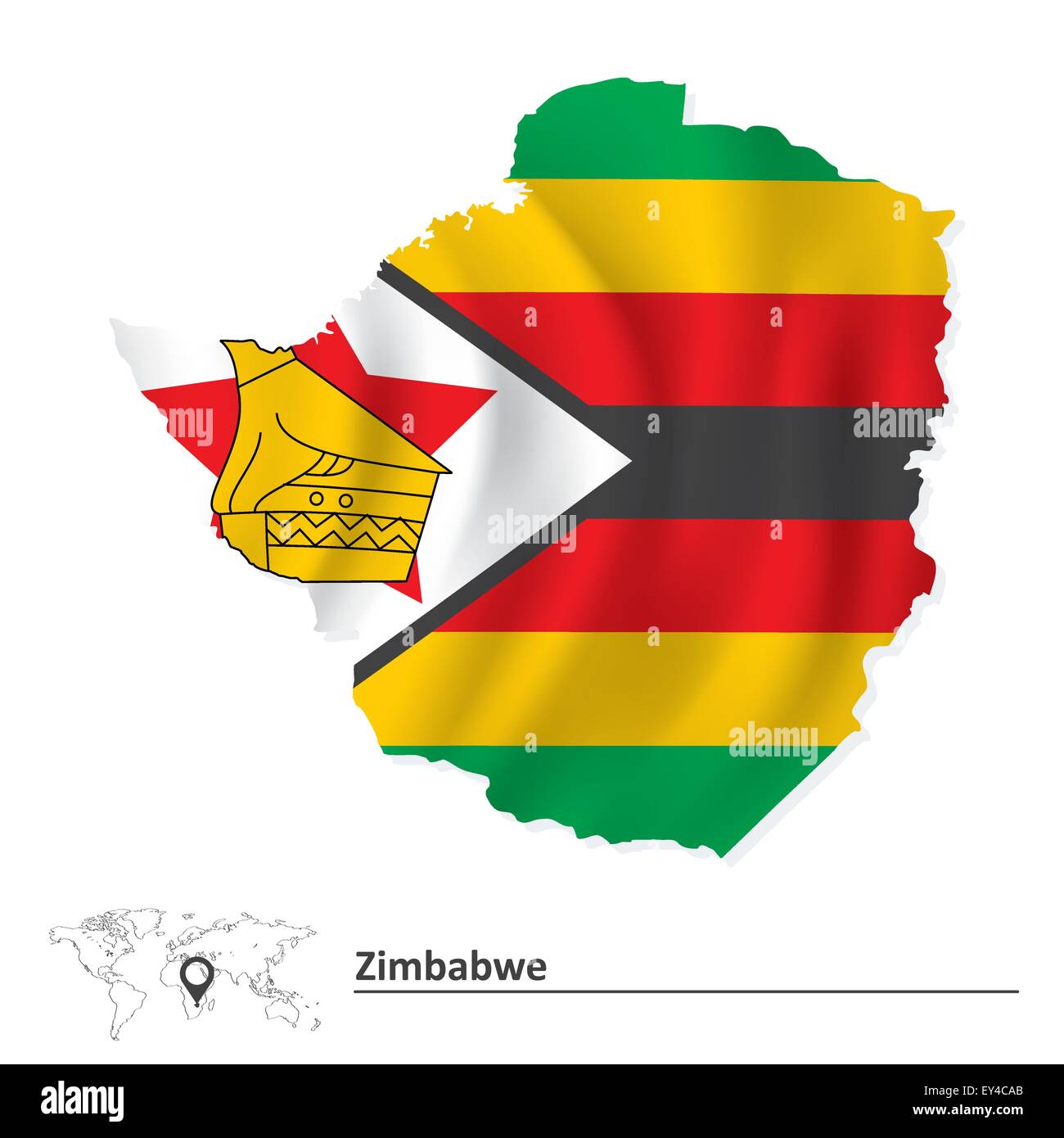 Map of zimbabwe hi-res stock photography and images - Alamy