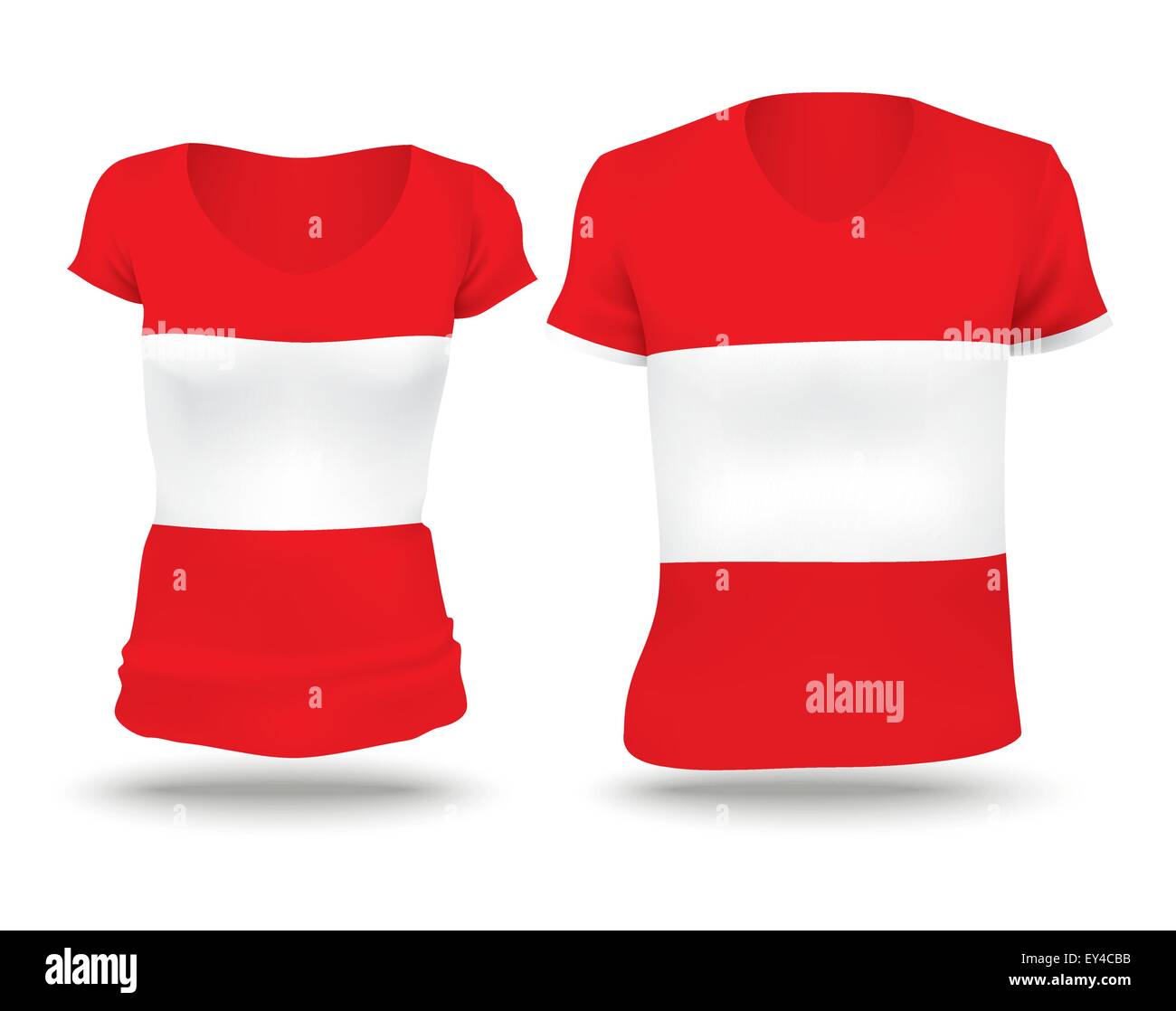 Flag shirt design of Austria - vector illustration Stock Vector Image ...