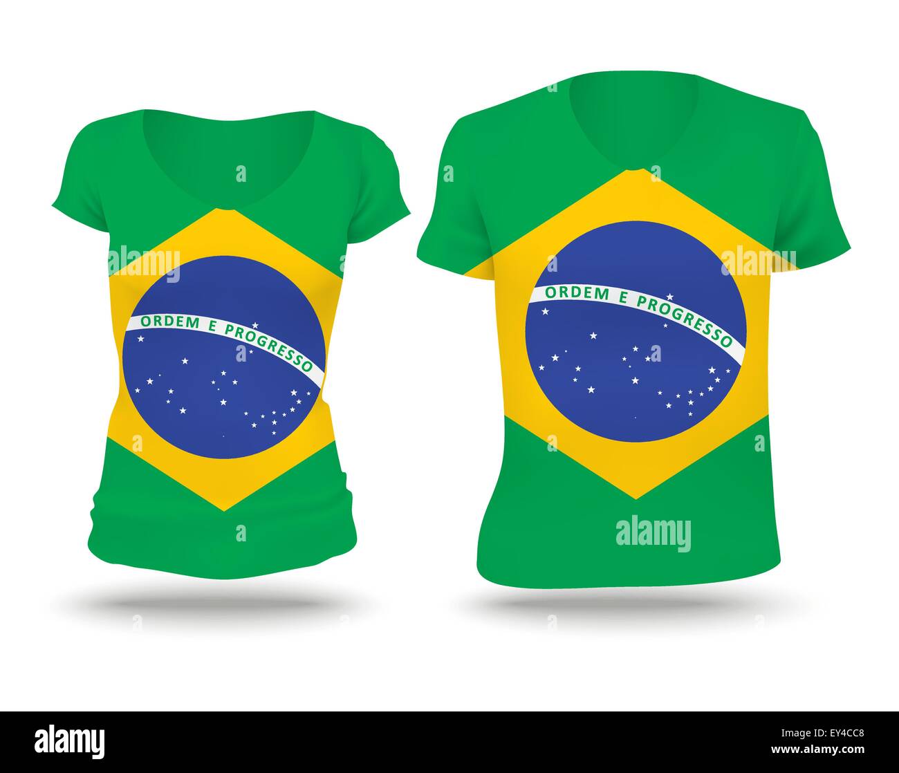 Flag shirt design of Brazil - vector illustration Stock Vector Image ...