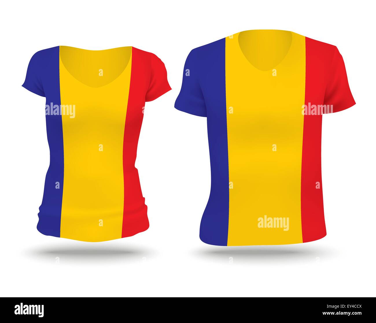Flag shirt design of Chad - vector illustration Stock Vector Image ...