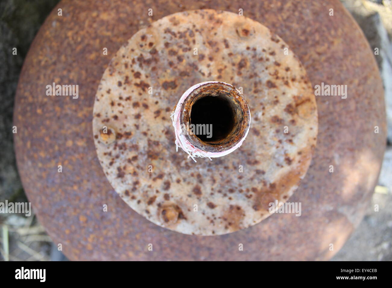 A piece of old and rusty water engine Stock Photo - Alamy