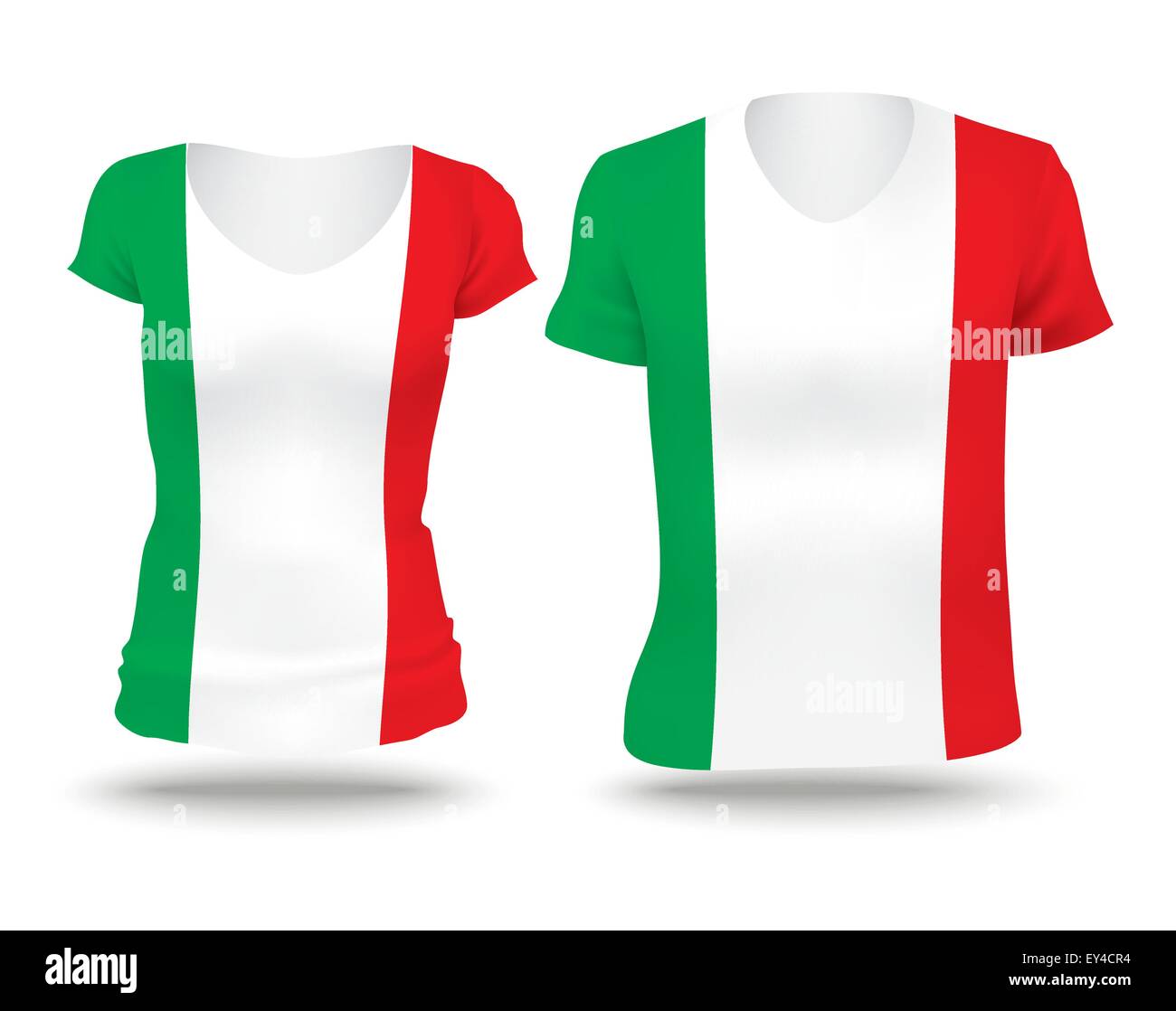 Shirt italy Stock Vector Images - Alamy