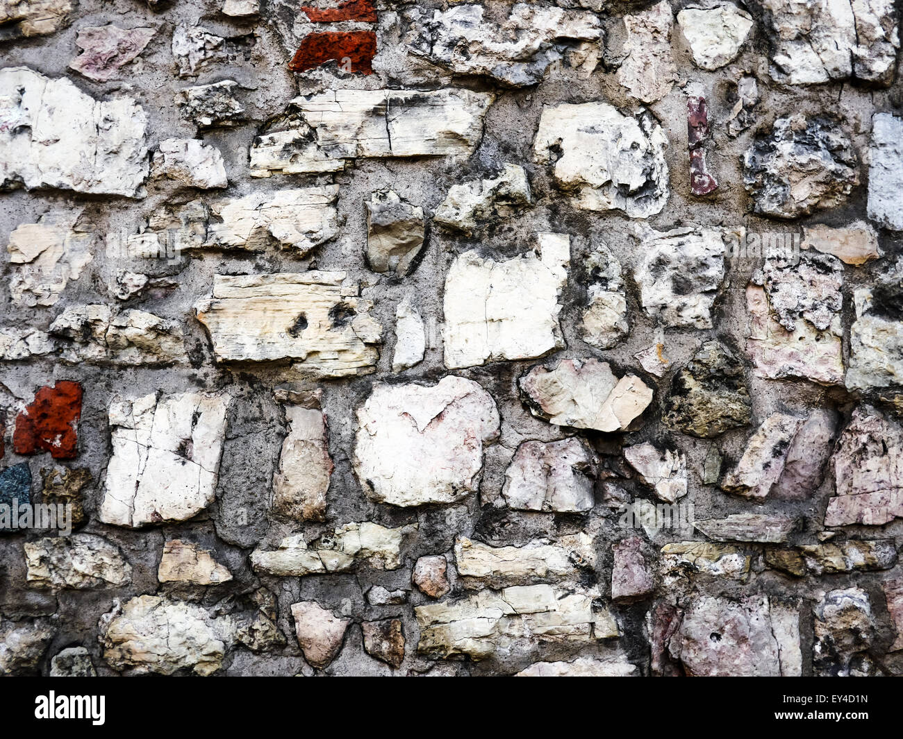 Stone seamless pattern. Old brick fence texture Stock Photo - Alamy