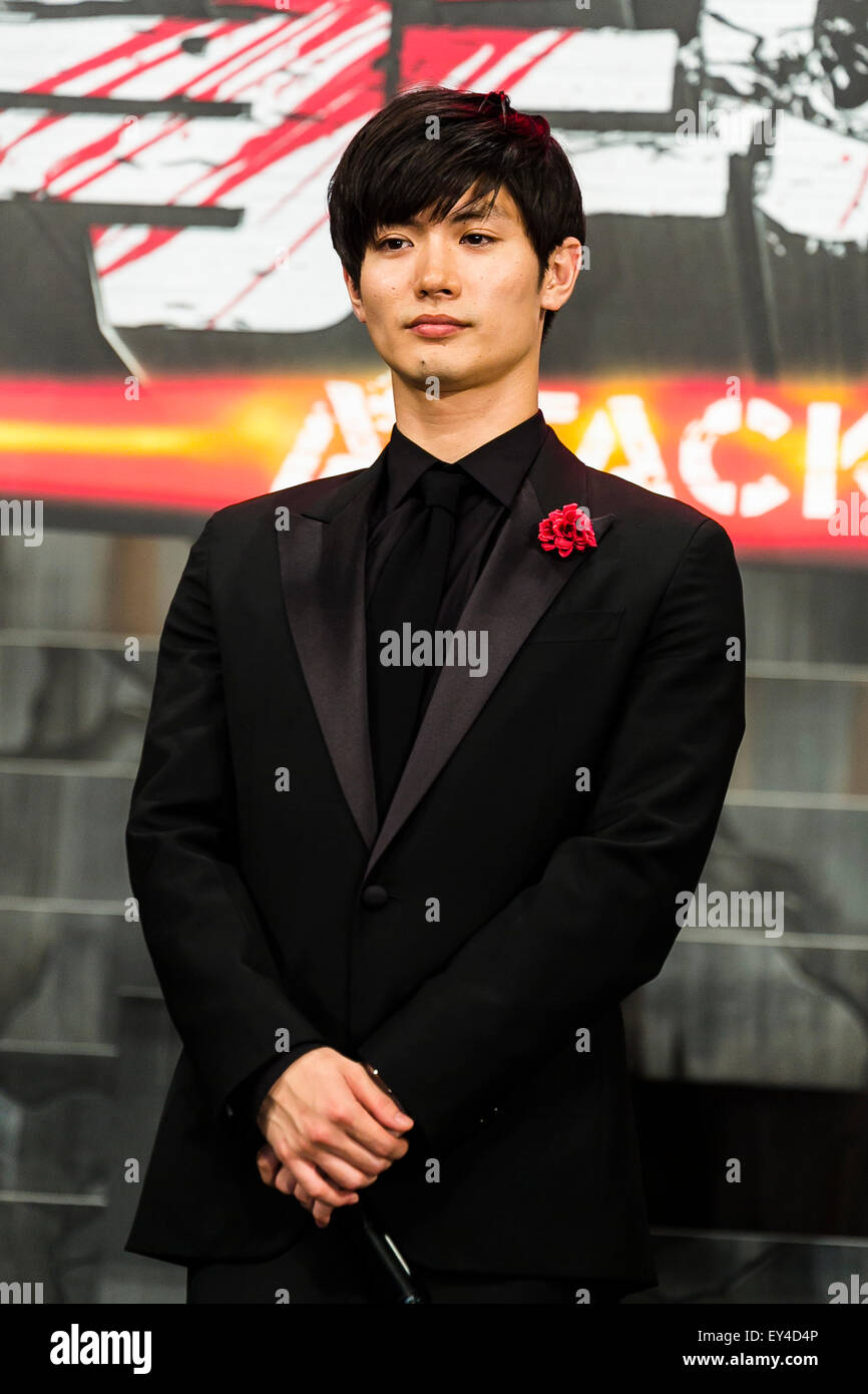 Tokyo, Japan. 21st July, 2015. Actor Haruma Miura attends the Japan ...