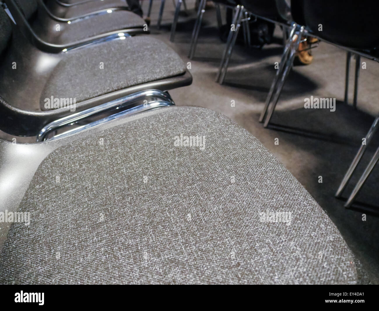 Many empty chairs in conference, seminar room Stock Photo - Alamy