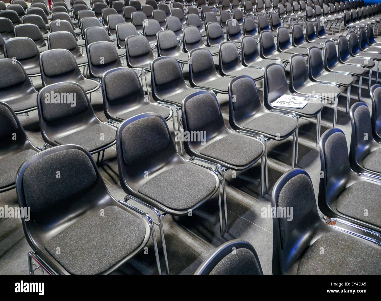 Many empty chairs in conference, seminar room Stock Photo - Alamy