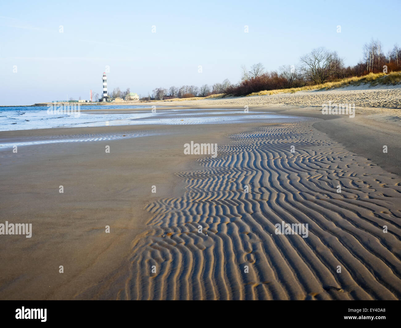 Sand beach in Baltic sea, dune of pyla Stock Photo - Alamy