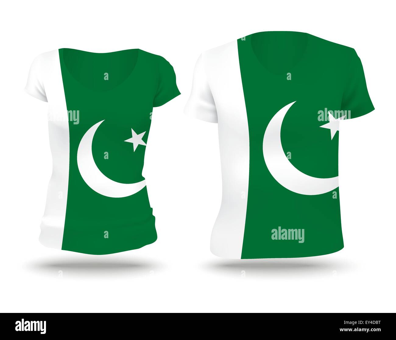 Flag shirt design of Pakistan - vector illustration Stock Vector Image ...