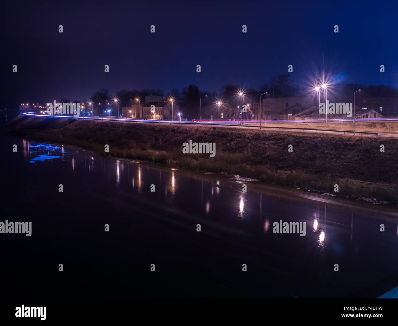 Road bridge flyover street light hi-res stock photography and images ...