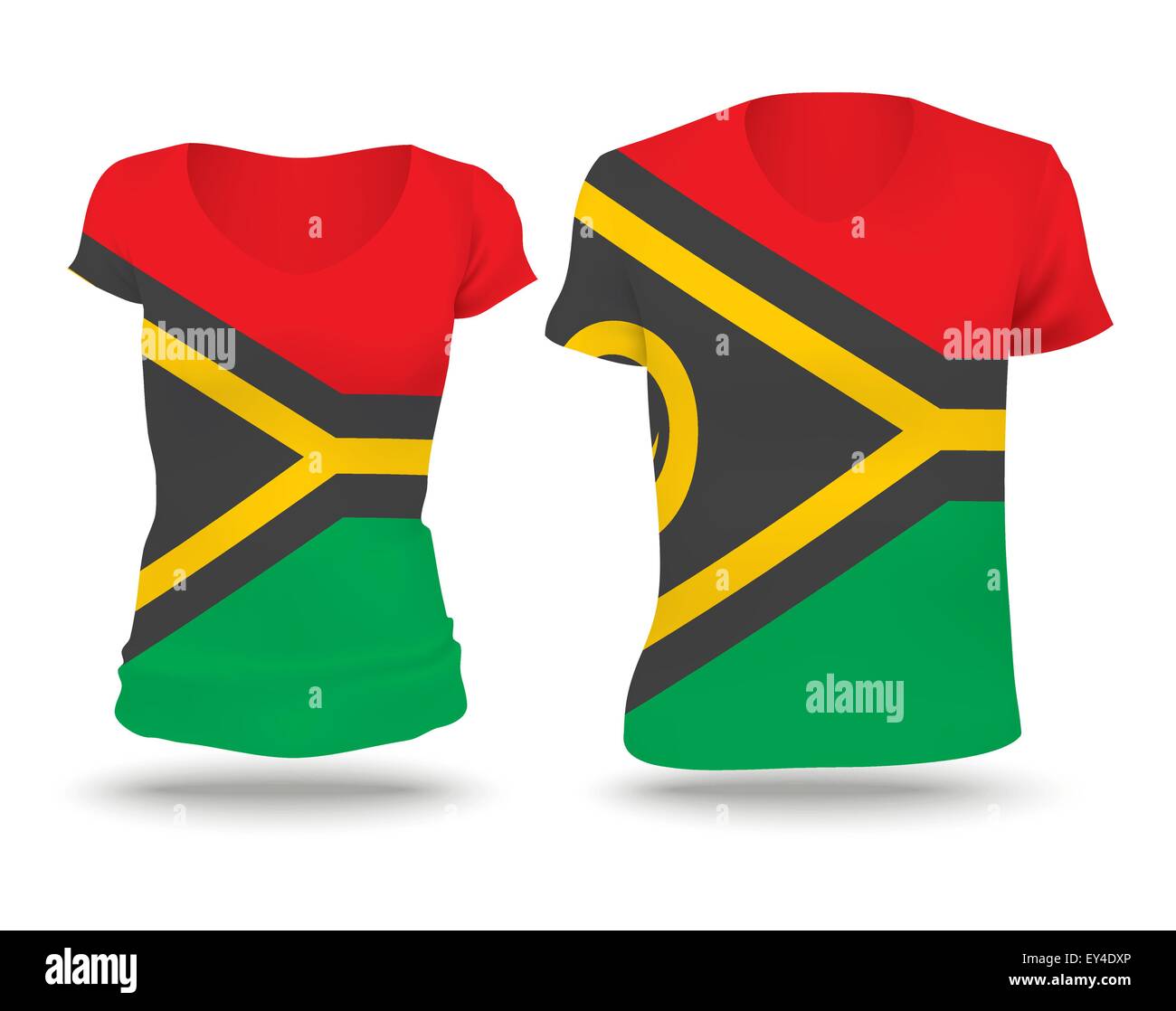 Flag shirt design of Vanuatu - vector illustration Stock Vector Image ...