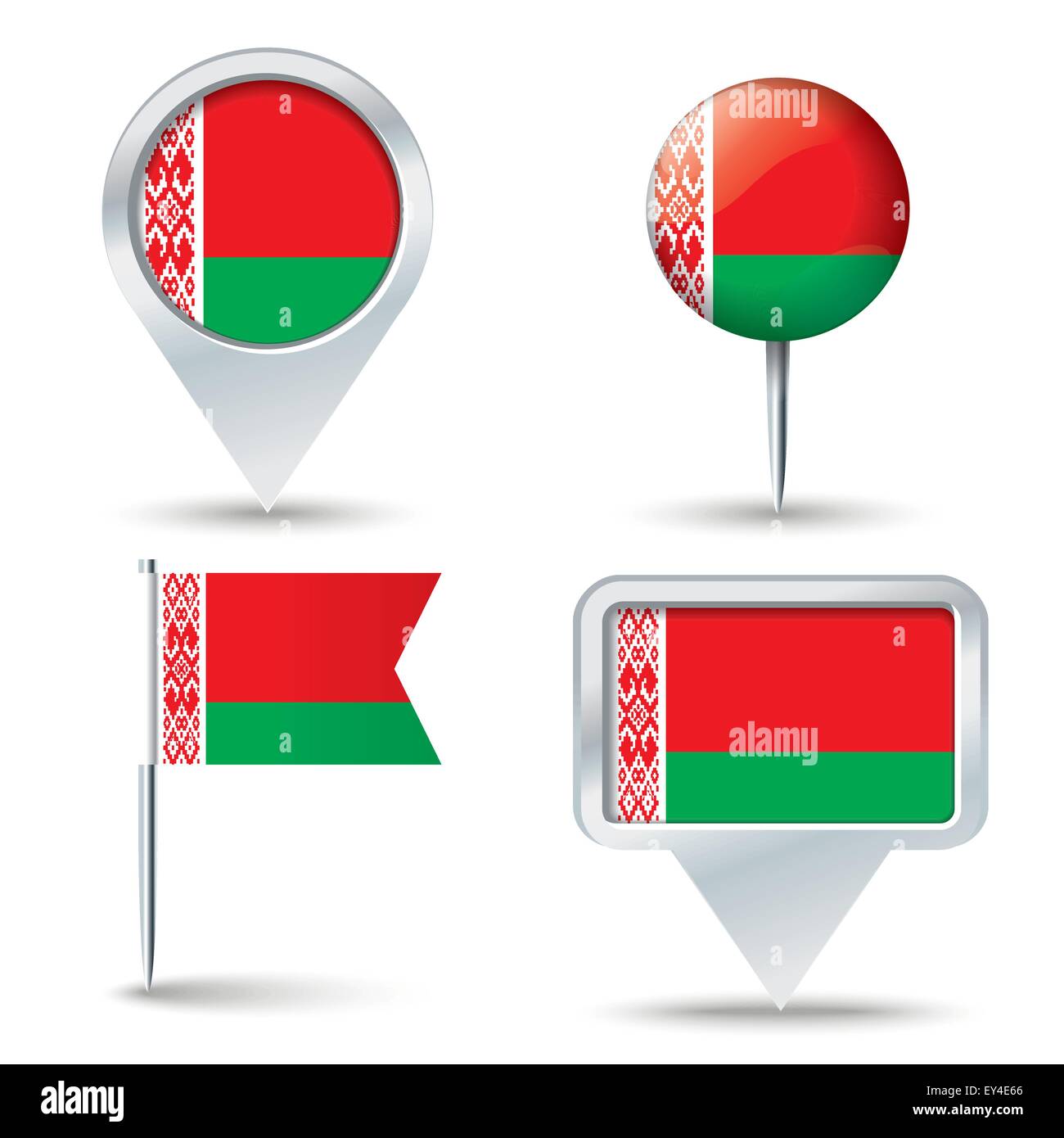 Flag of belarus Stock Vector Images - Alamy