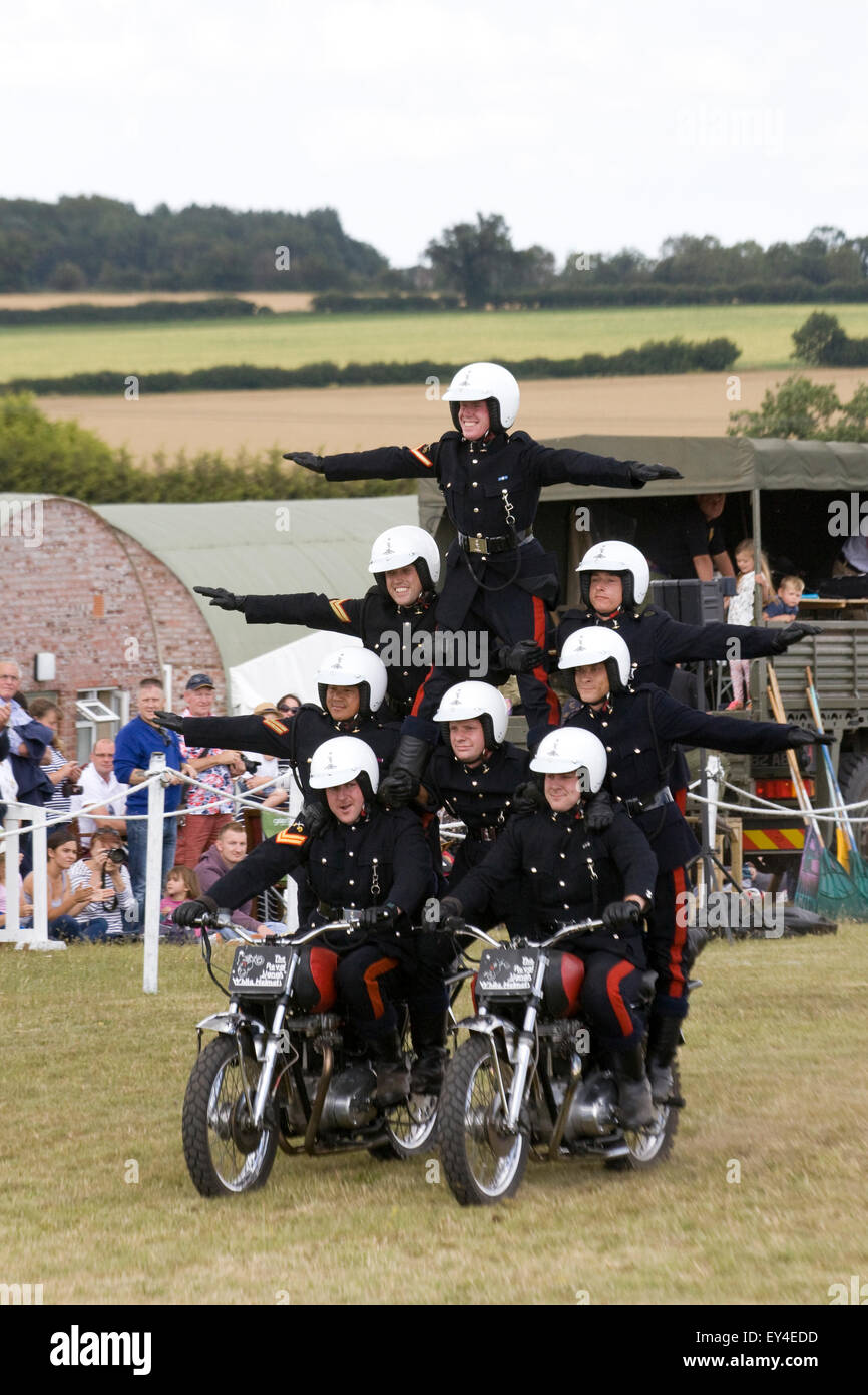 Royal signals motorcycle display team hi-res stock photography and ...