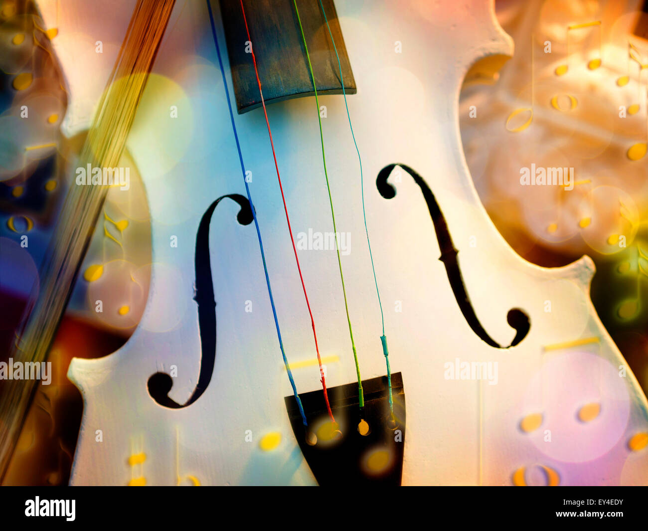 White Violin High Resolution Stock Photography and Images - Alamy
