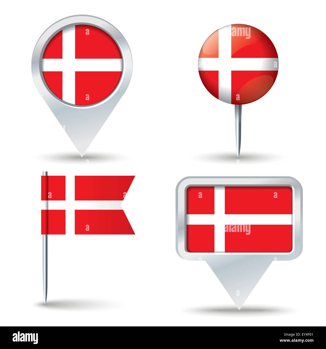 Map pin denmark hi-res stock photography and images - Alamy