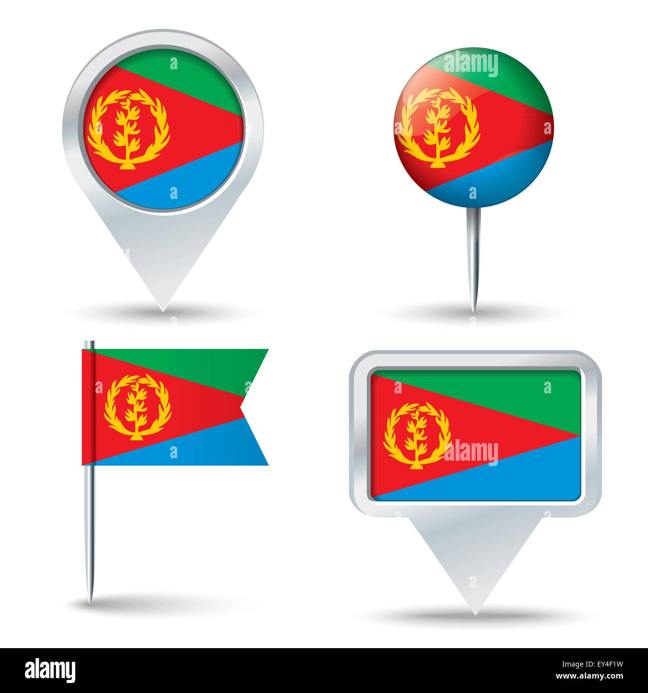Flag eritrea Stock Vector Images - Alamy