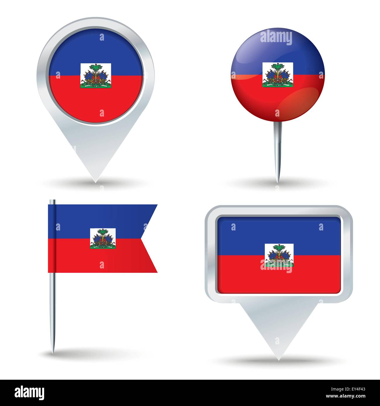 Flag map of haiti Stock Vector Images - Alamy