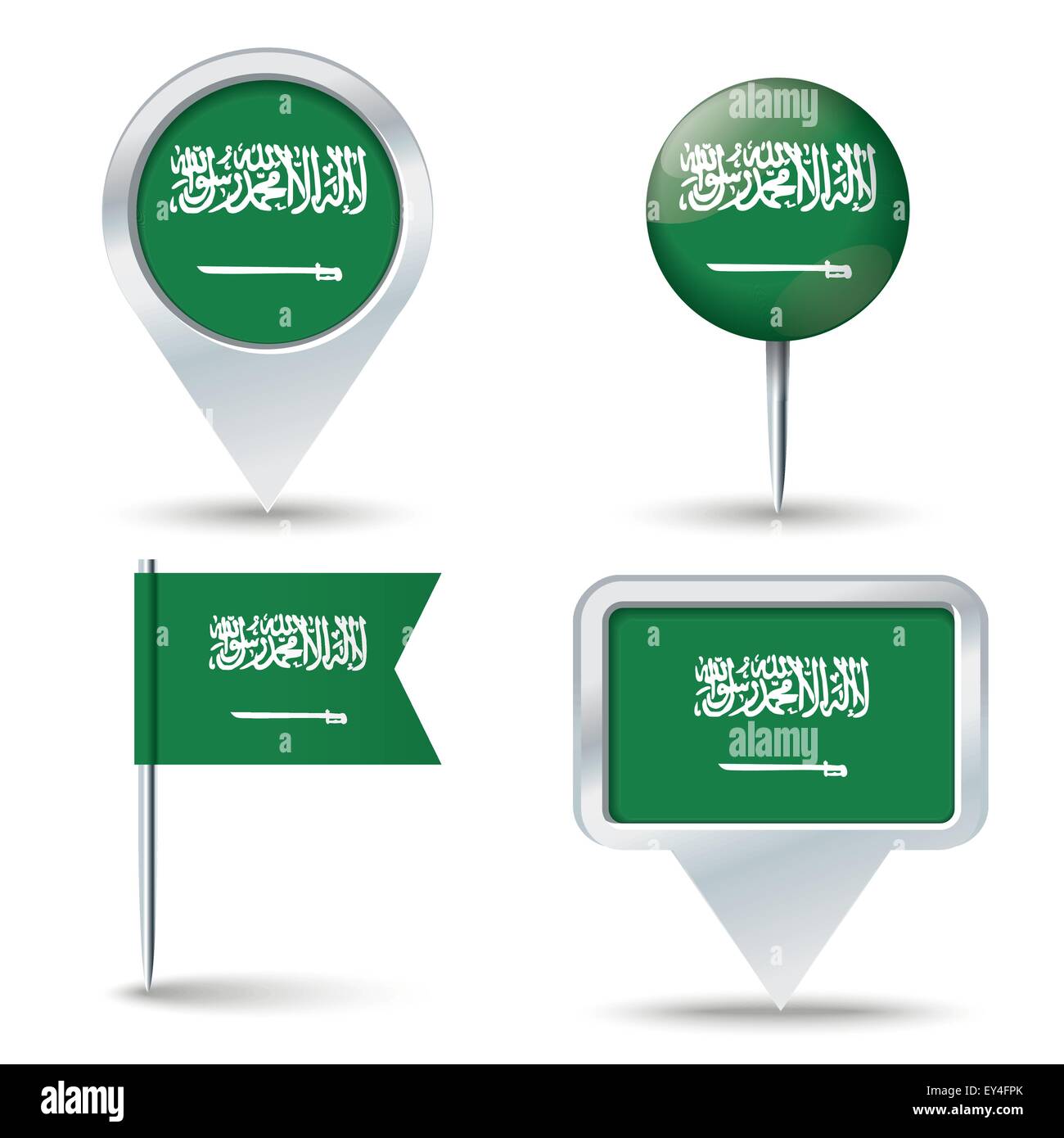 Saudi arabia map pin hi-res stock photography and images - Alamy