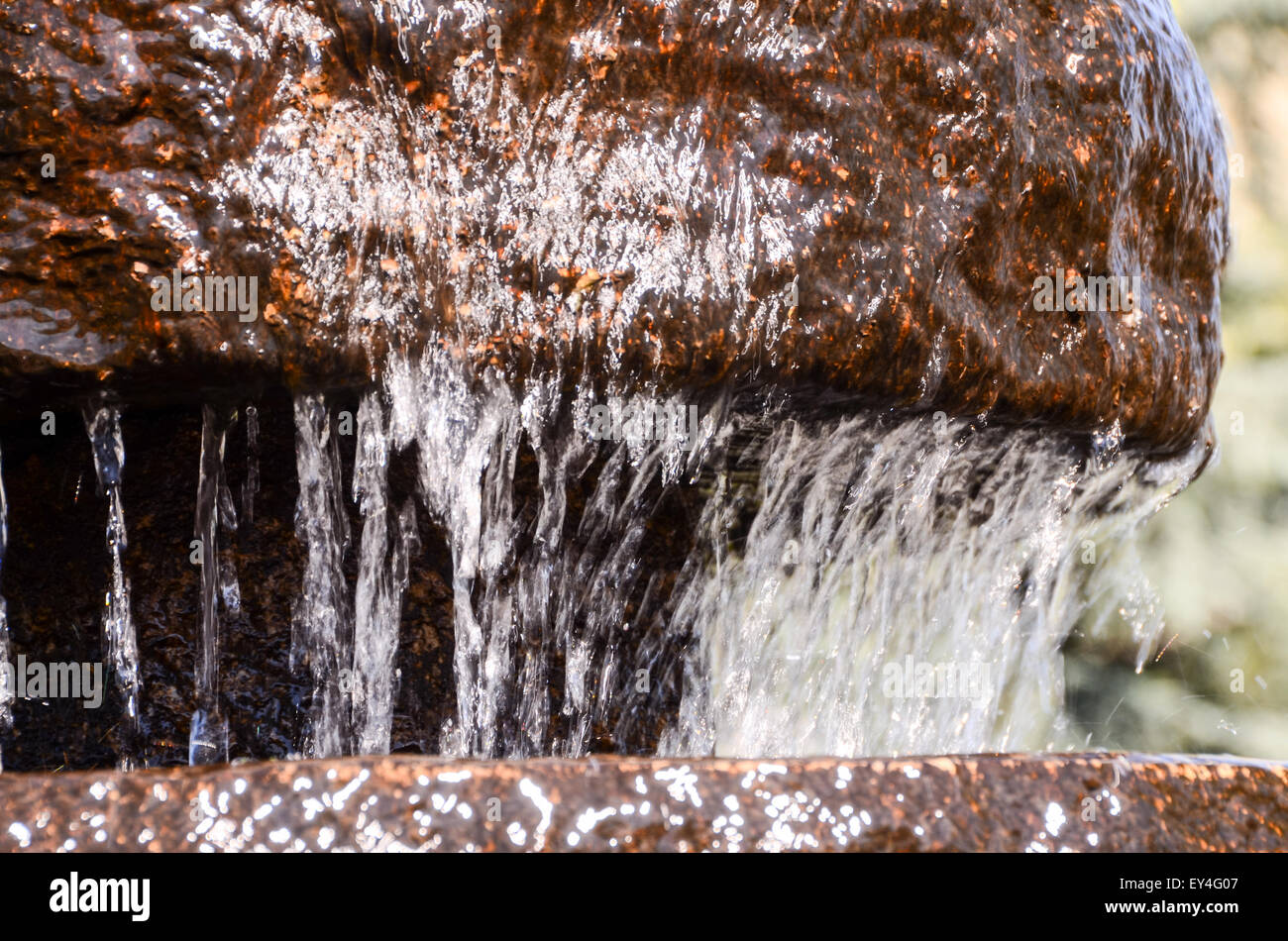 Fountain marble falling liquid hi-res stock photography and images - Alamy