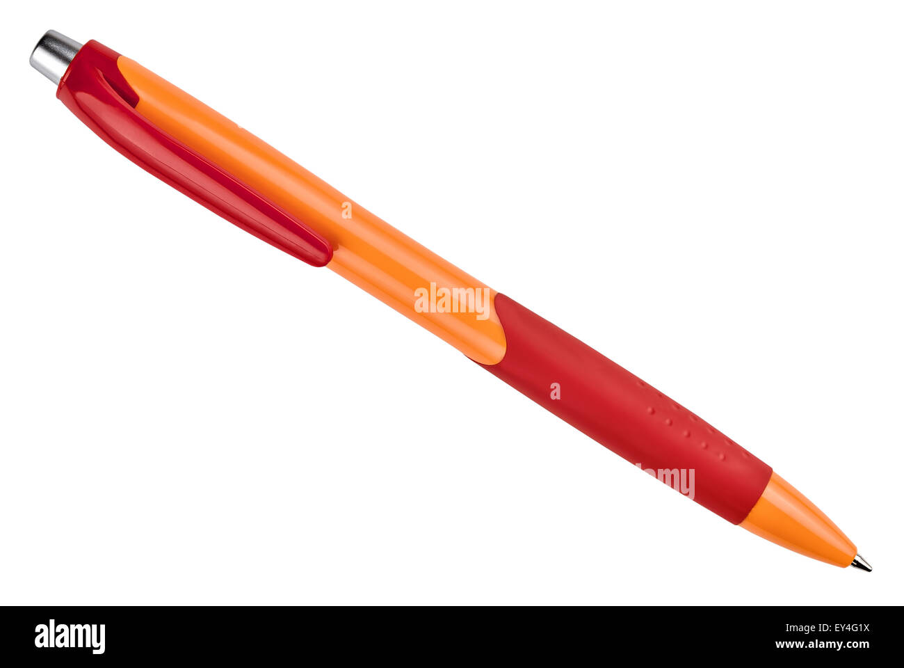 the ballpoint pen isolated on white background Stock Photo - Alamy