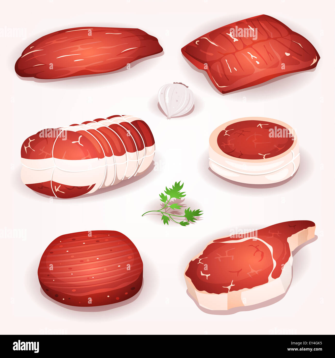 Meat Food Cartoon