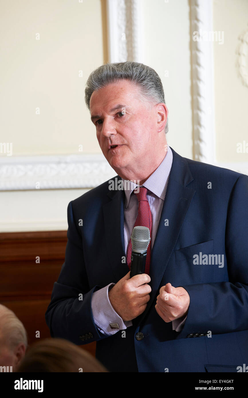 Jerry White at the Oldie Literary Lunch 21/07/16 Stock Photo - Alamy