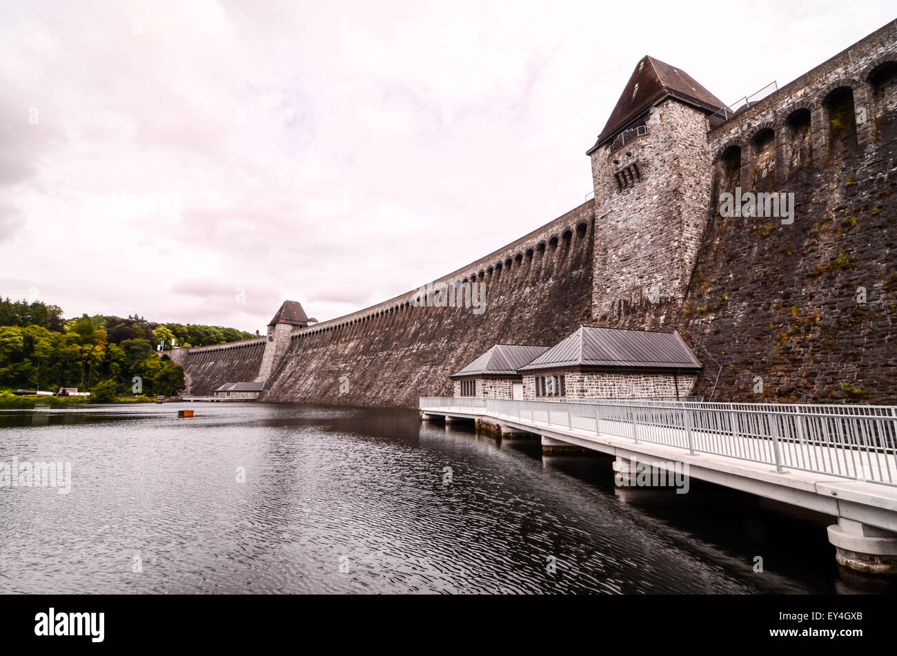 German Water Dam Stock Photo - Alamy