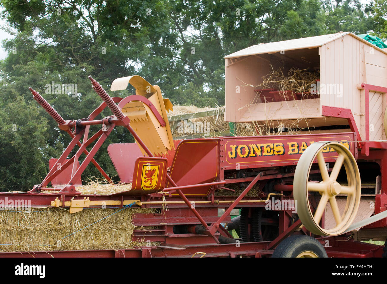 Vintage hay baler hi-res stock photography and images - Alamy