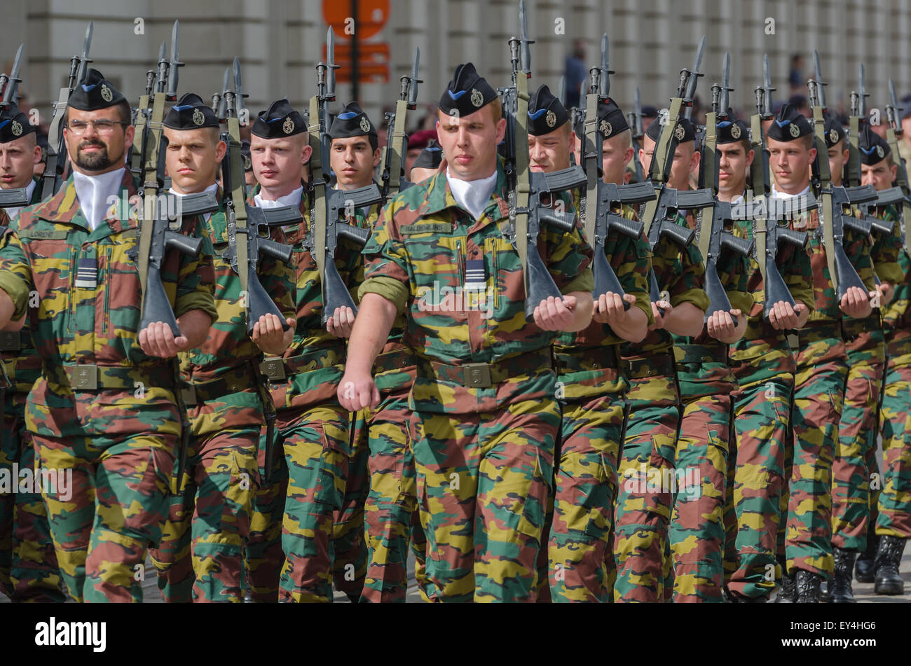 A military parade during the national holiday, it is celebrated ...