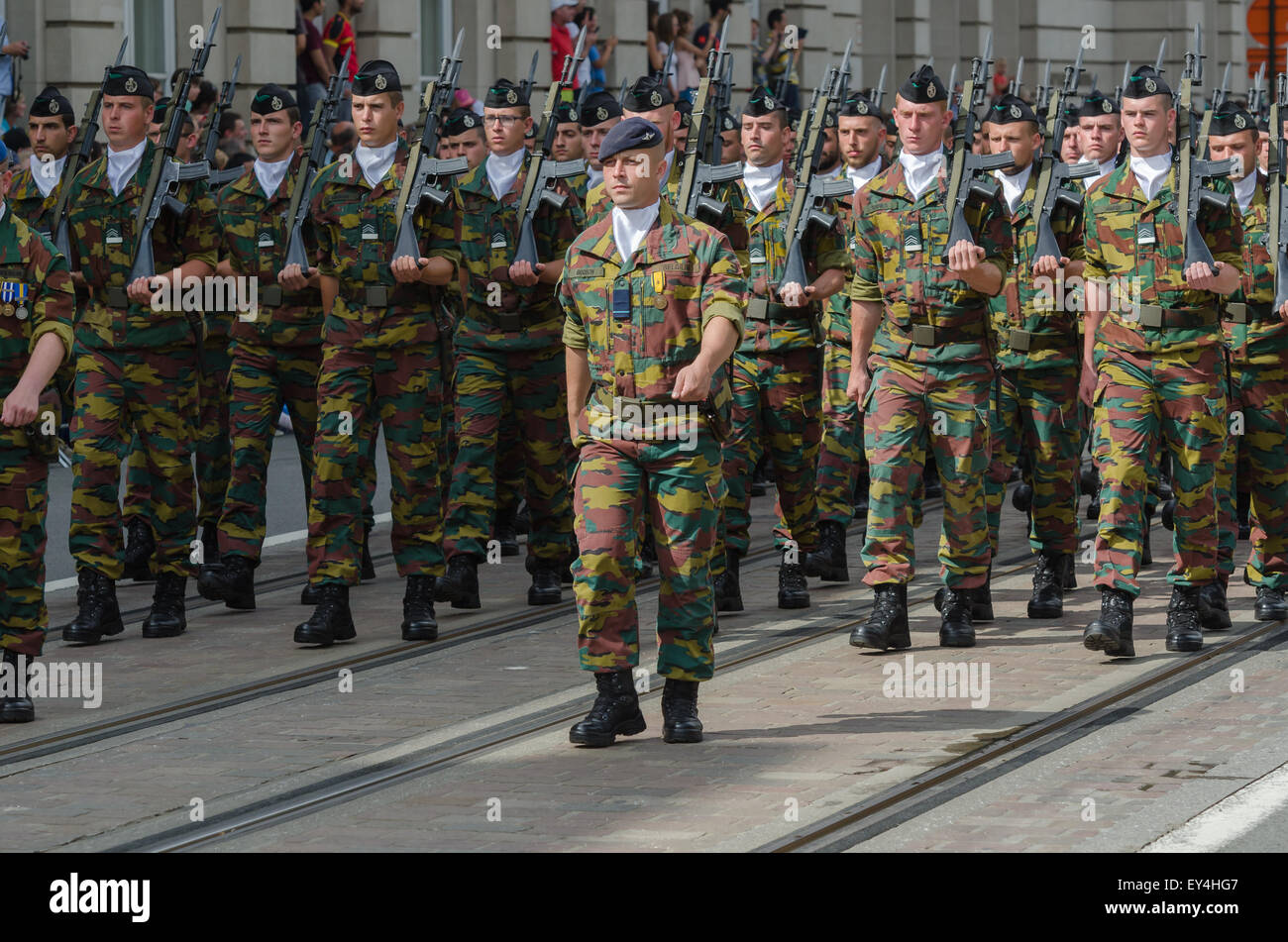 A military parade during the national holiday, it is celebrated ...