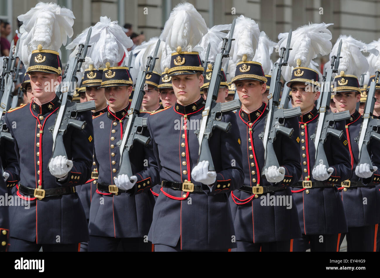 A military parade during the national holiday, it is celebrated ...