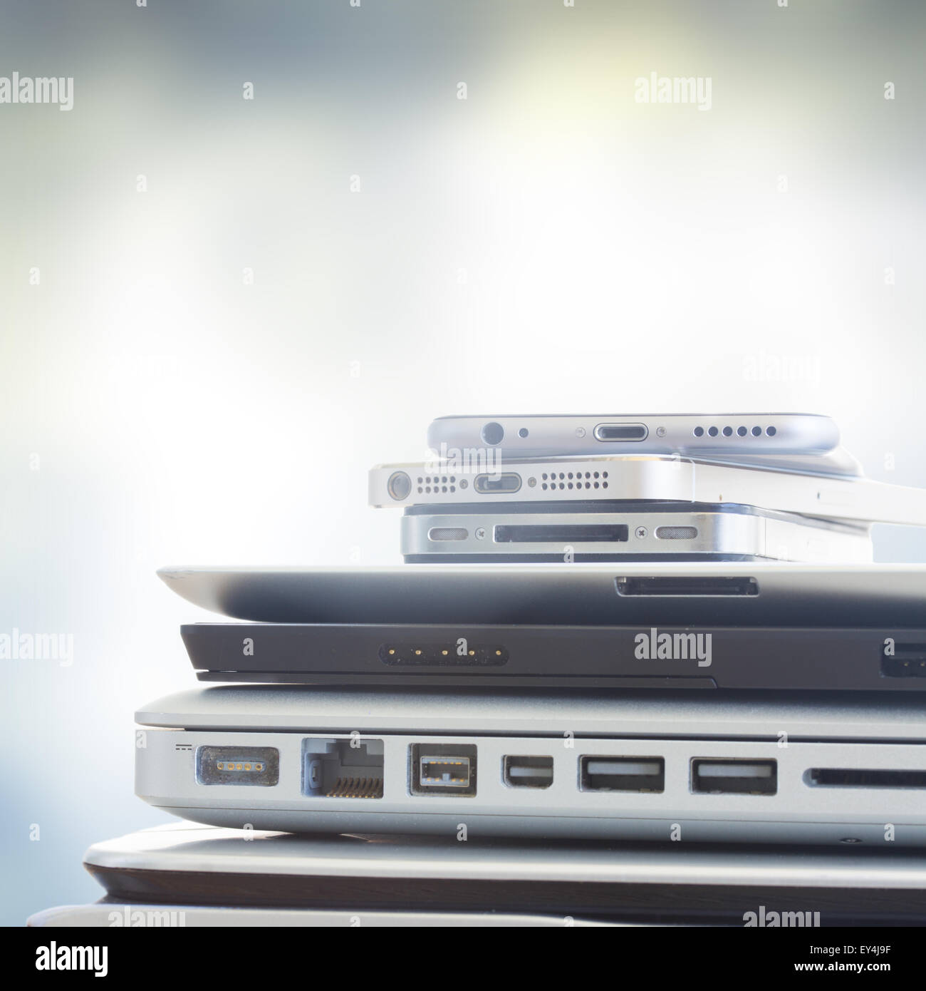 pile of devices Stock Photo - Alamy