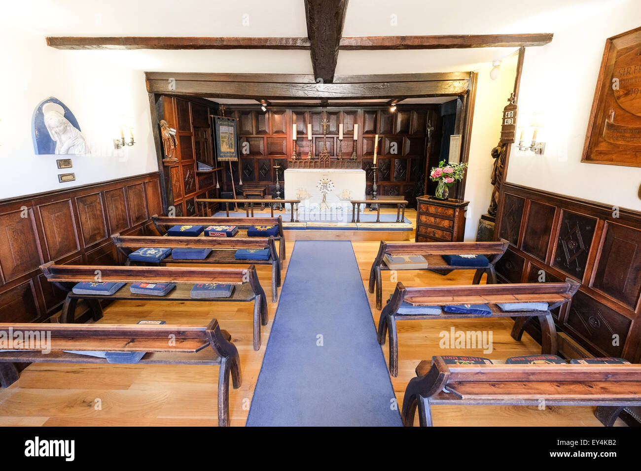 Chaple of the Blessed Virgin Mary, Buckler's Hard village in the New ...