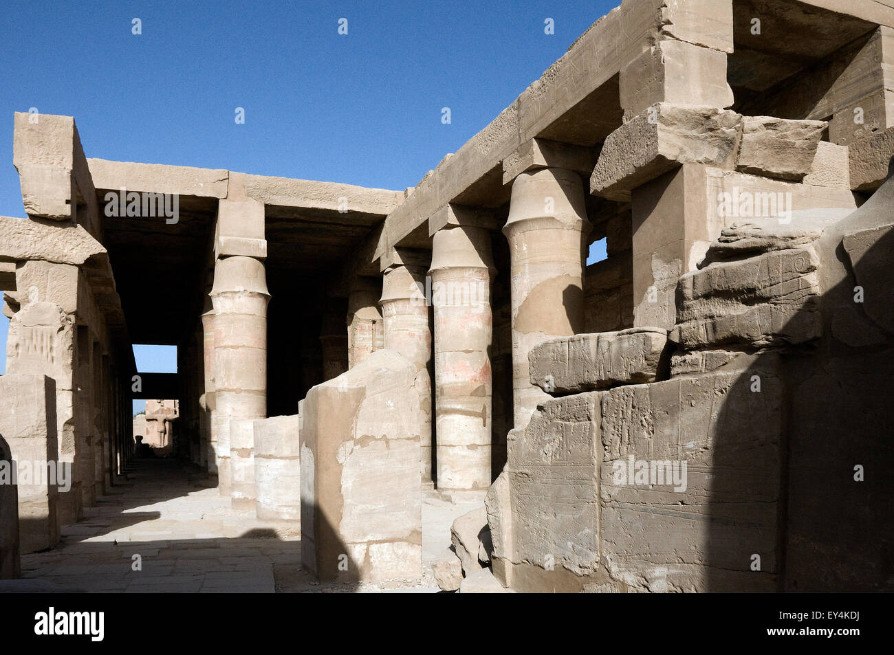 Karnak, Luxor, Egypt. Temple of Karnak sacred to god Amon: the ...