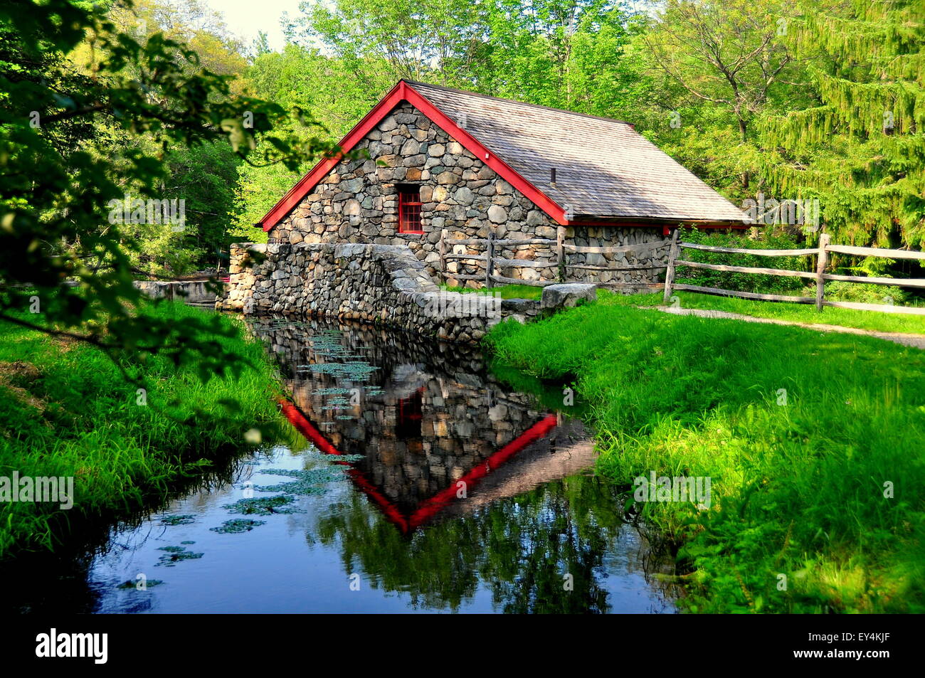 Sudbury, Massachusetts: The Old Stone Grist Mill still grinds flour for ...