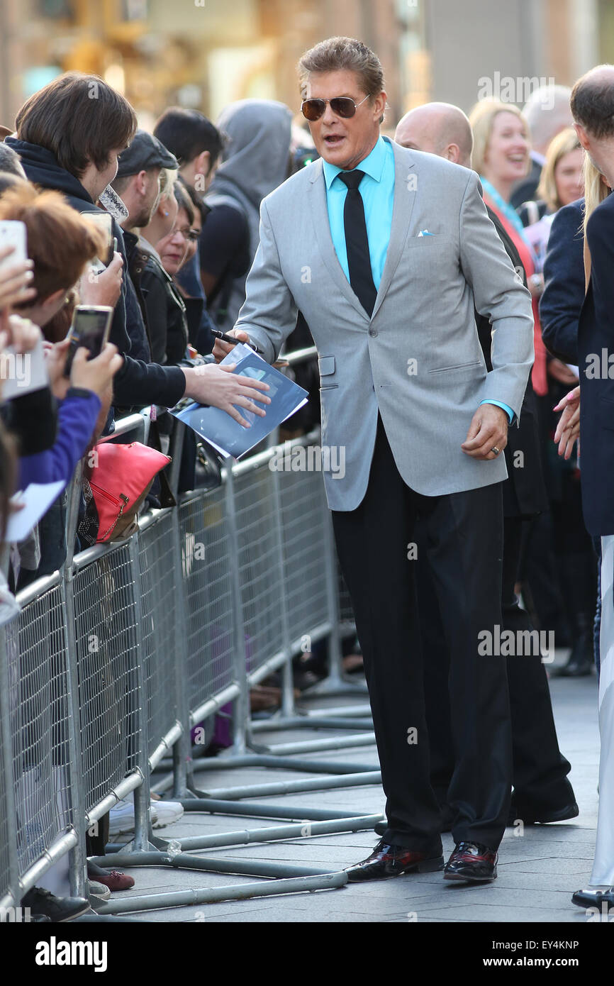 Premiere for David Hasselhoff’s new TV series ‘Hoff The Record ...