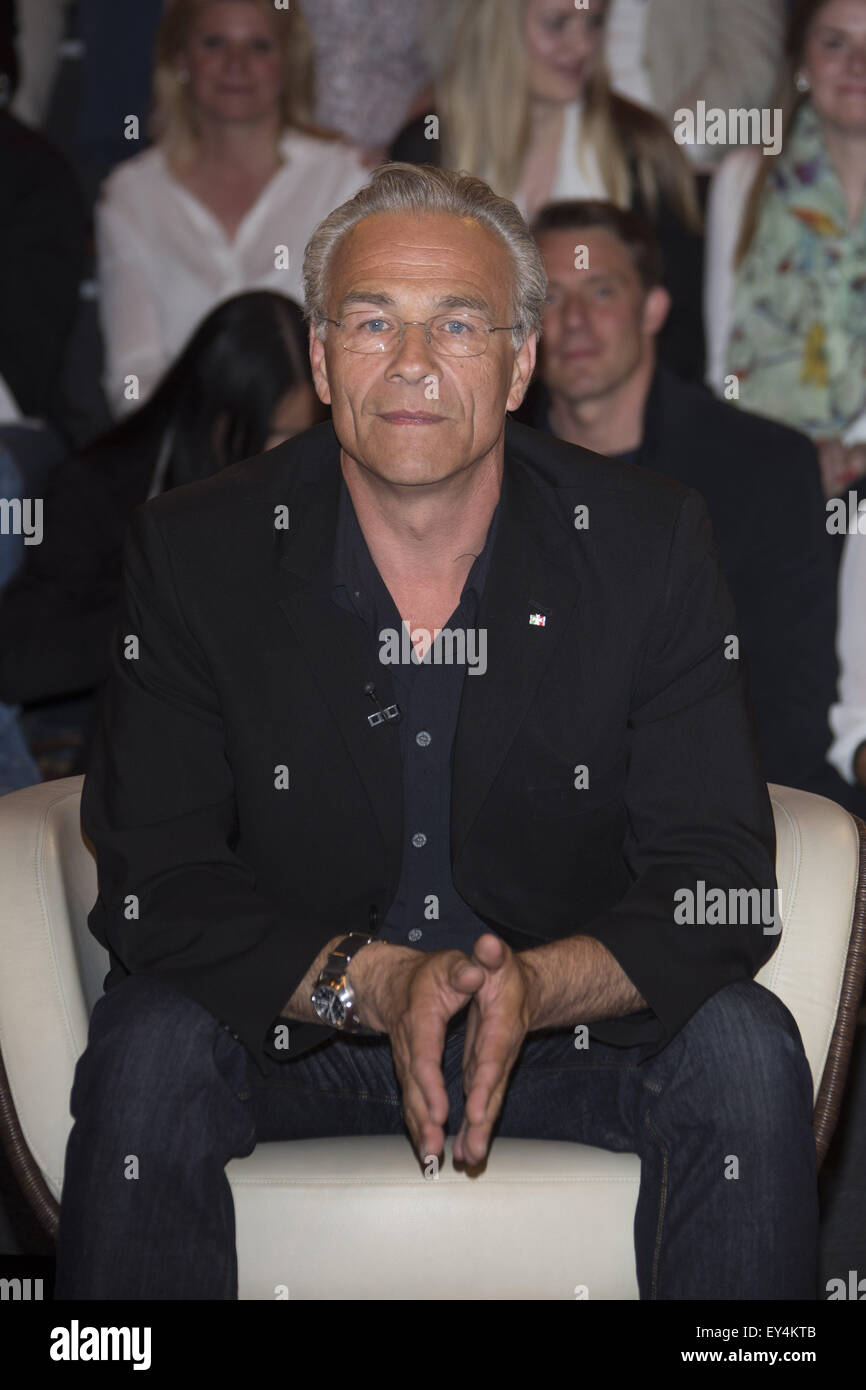 German ZDF TV talkshow Markus Lanz at Fernsehmacher-Studio Featuring ...