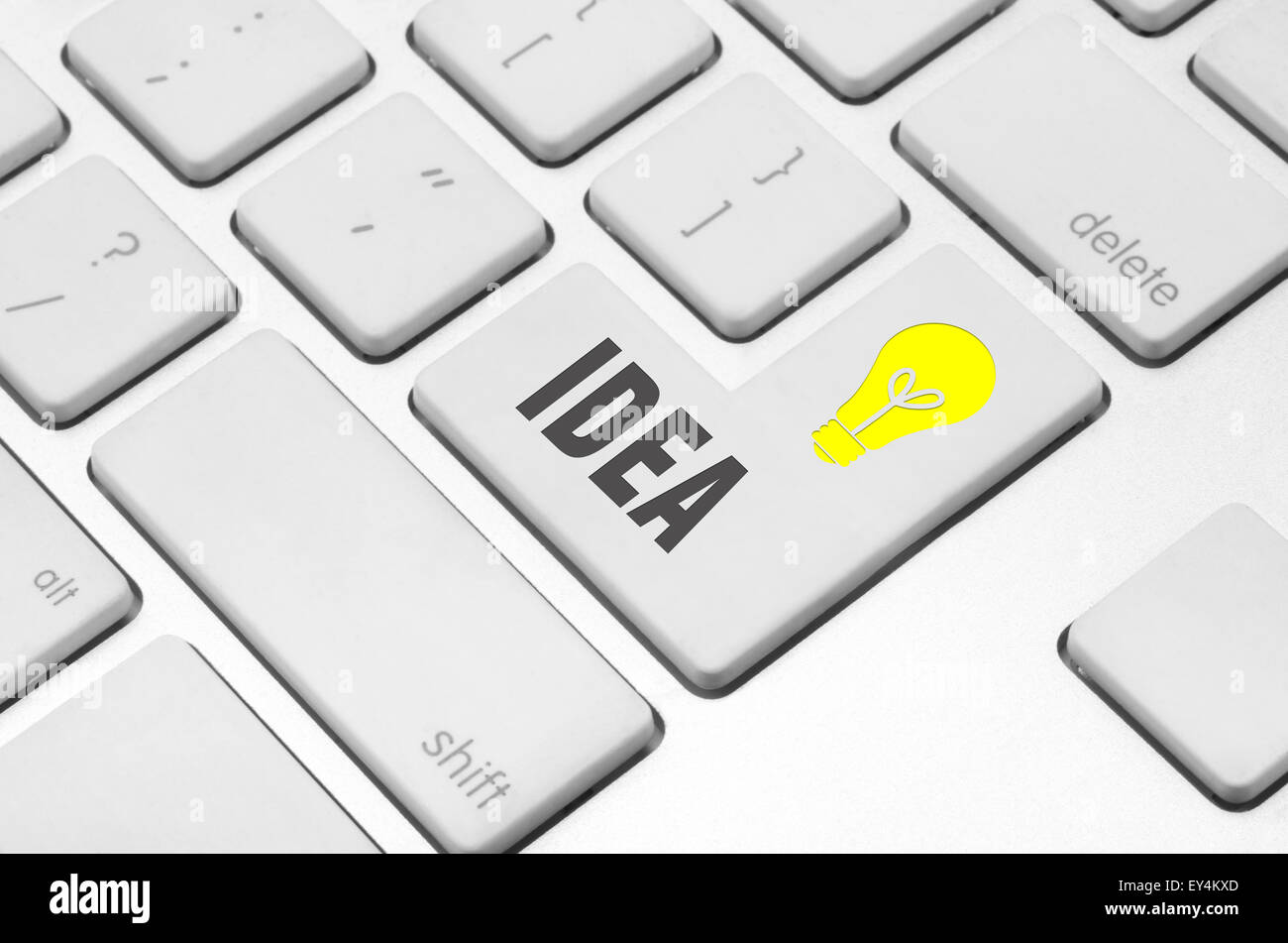 Idea key on the computer keyboard Stock Photo - Alamy