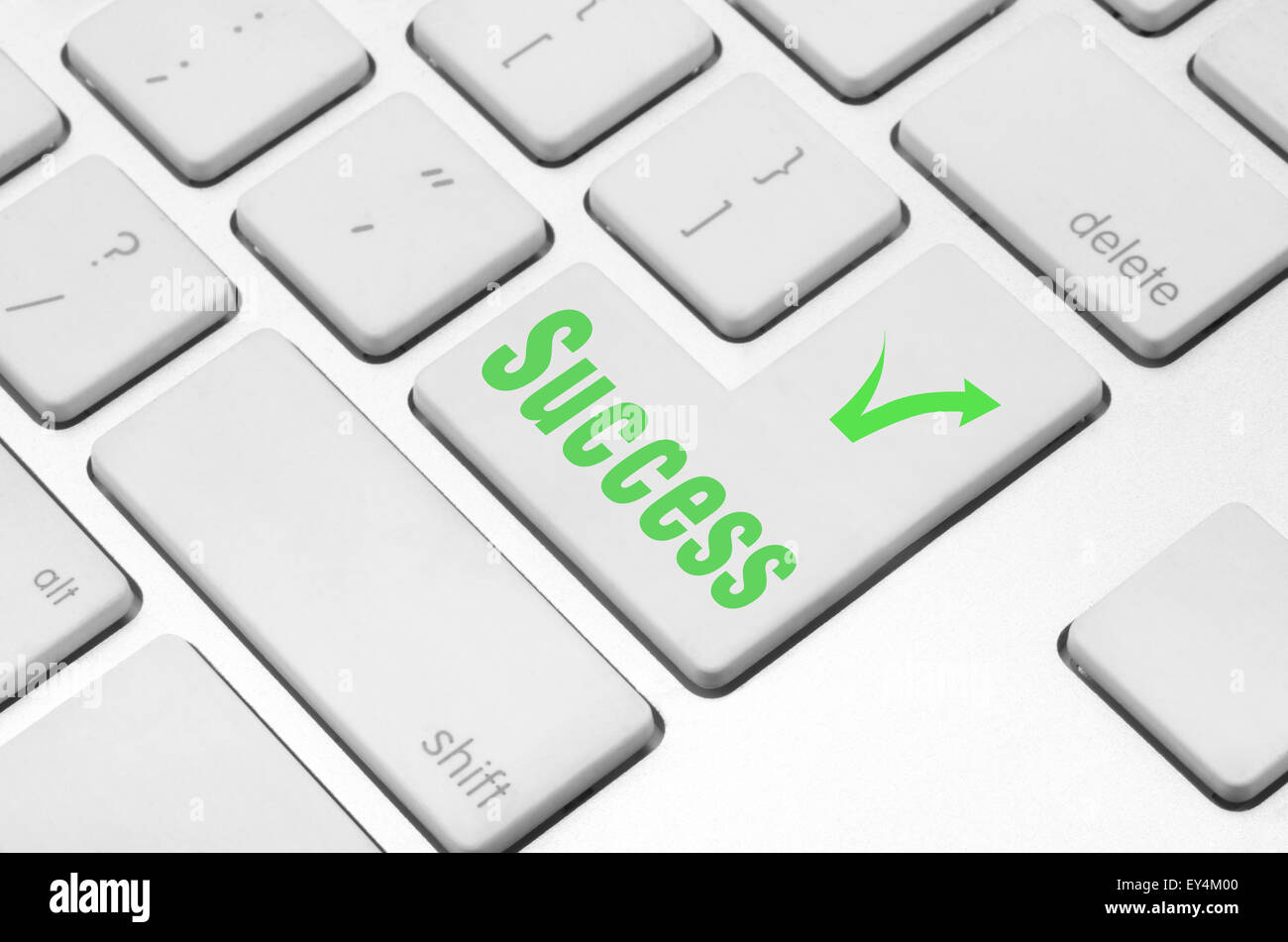 Success key on the computer keyboard Stock Photo - Alamy