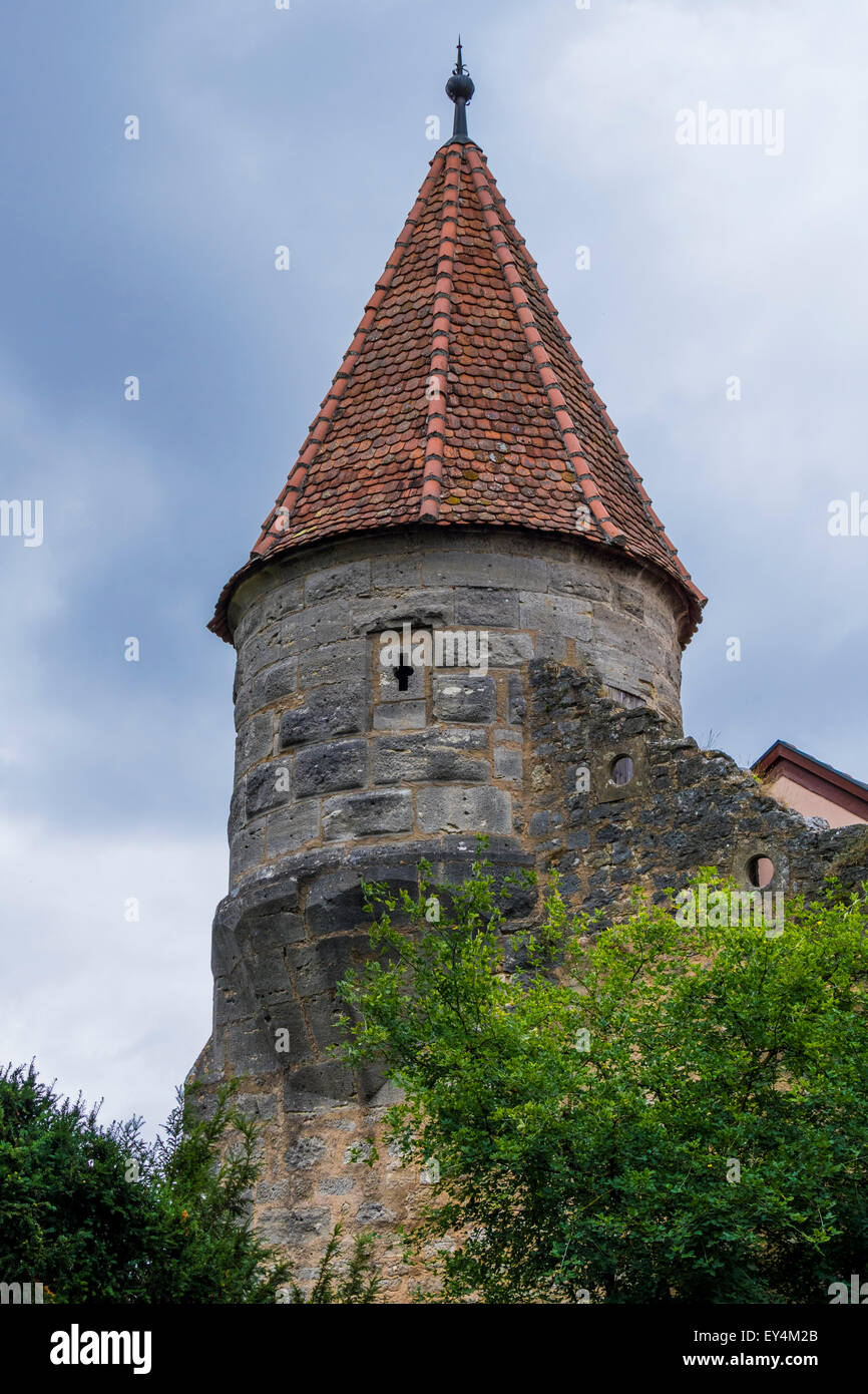Castle gate at rothenburg ob der tauber hi-res stock photography and ...