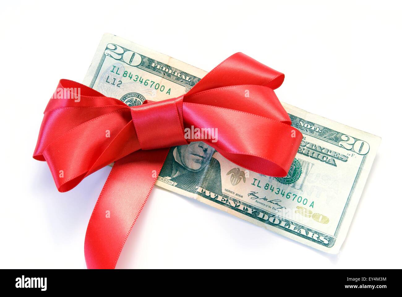 Red ribbon bow hi-res stock photography and images - Alamy