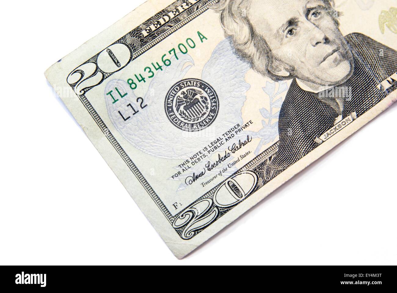 Twenty Dollar Bill High Resolution Stock Photography and Images - Alamy