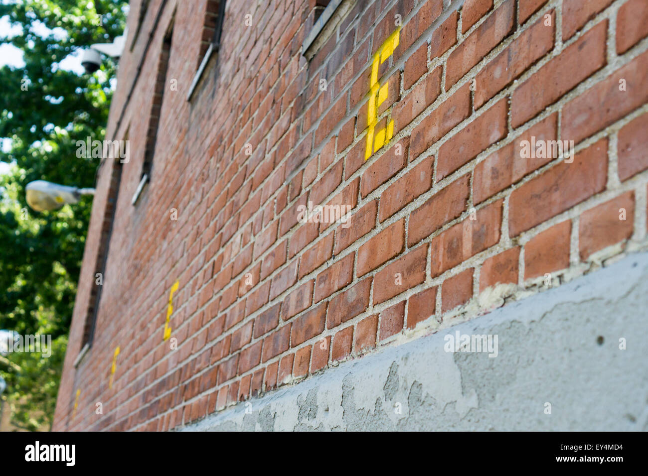 Stenciled letters hi-res stock photography and images - Alamy