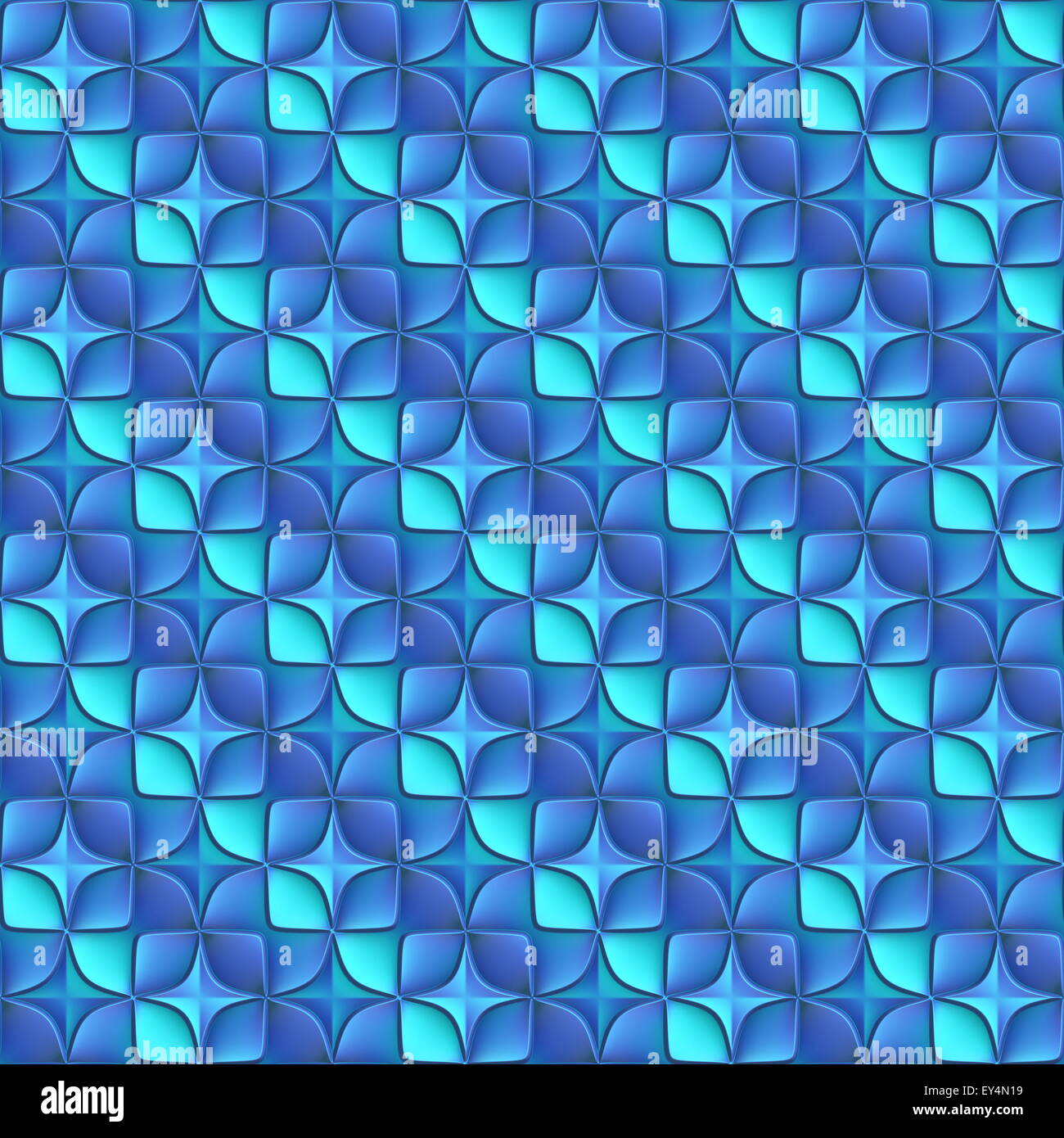 blue seamless tileable decorative background pattern Stock Photo - Alamy