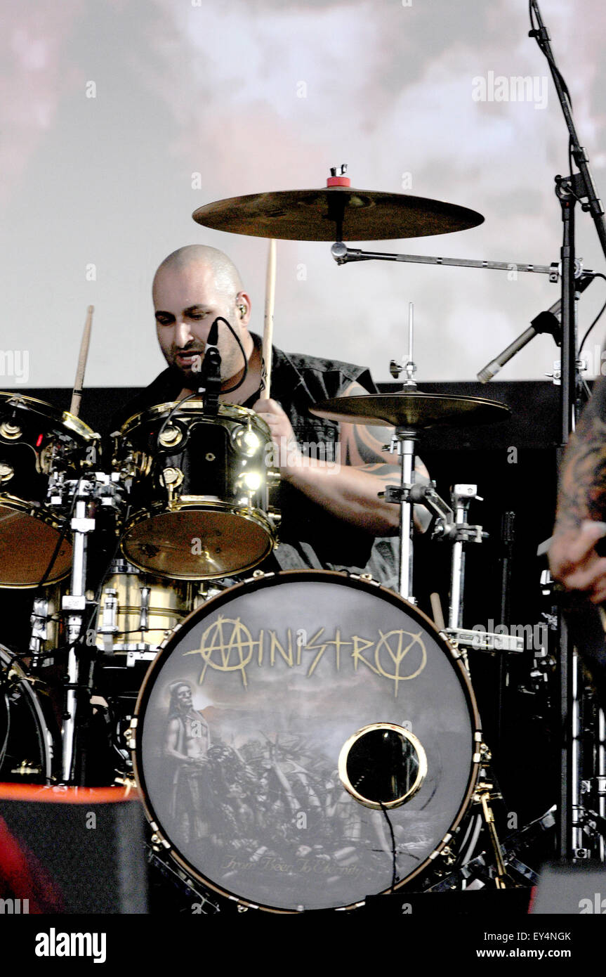 Rock on the Range Heavy Metal Music Festival at Mapfire Stadium in ...