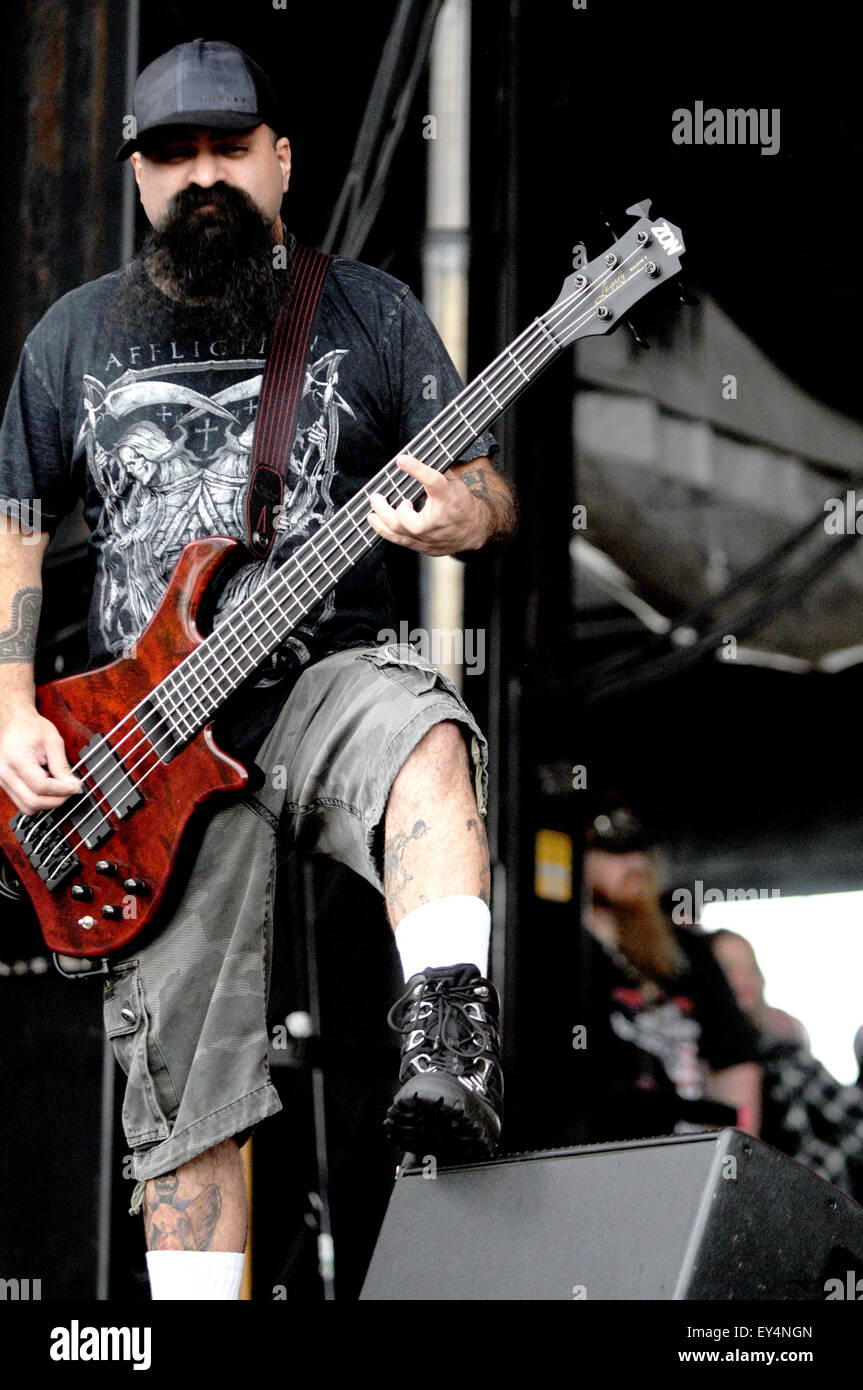 Rock on the Range Heavy Metal Music Festival at Mapfire Stadium in ...